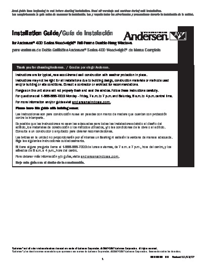 FL1091 - Andersen Corporation