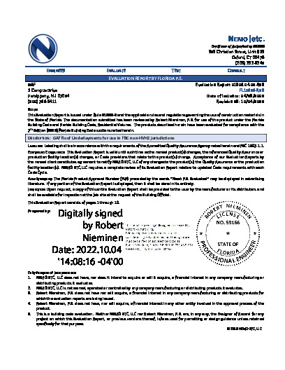 FL10626.2-R25 - Underlayments for use in steep-slope, prepared roof ...