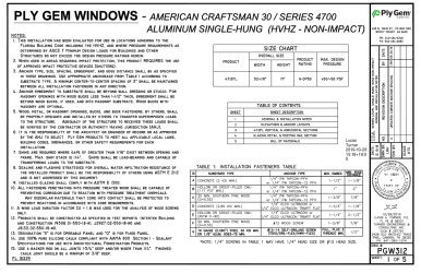 FL15329.1-R4 - Single Hung Window (HVHZ Non-Impact)