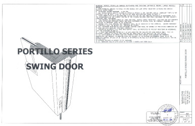 FL15911.2-R3 - Inswing and Outswing Glazed Wood Doors in Wood Frames.