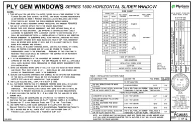 FL16102 - Ply Gem Windows