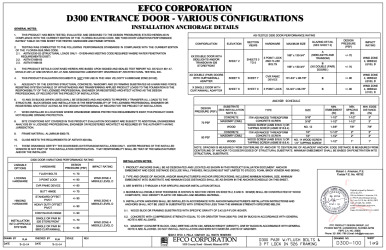 FL16499.1-R3 - Medium Stile Aluminum Entrance Door