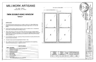FL17038.6-R4 - Nominal 4'0 x 9'0 "Impact" Twin Double