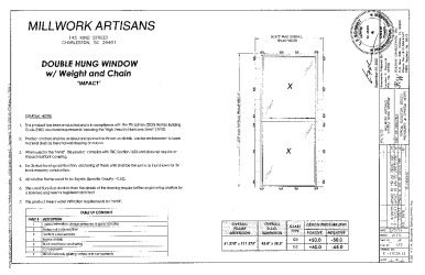 FL17038.13-R4 - Nominal 4'6 x 9'0 "Impact" Double Hung