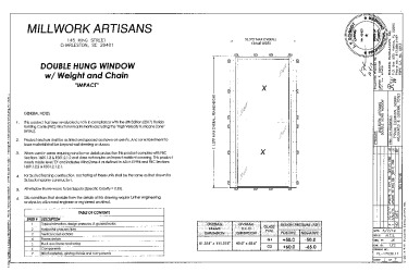 FL17038.11-R3 - Nominal 4'6 x 9'0 "Impact" Double Hung
