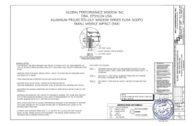 FL17539.3-R2 - Aluminum Projected-Out Window (SMI)