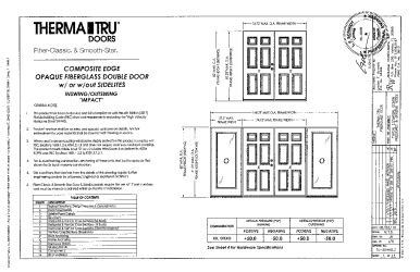 FL20468 - Therma-Tru Corporation