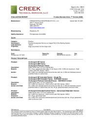 FL21380.2-R3 - Firestone drip edge, gravel stop, and coping systems for use