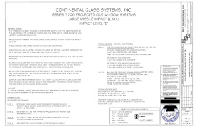 FL32157.1-R2 - Series 7700 Projected-Out Window System - LMI