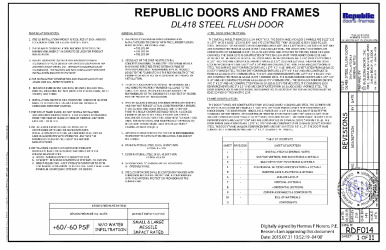 FL15868 - Republic Doors and Frames