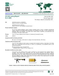 ELC-3298 - PURE110+® Epoxy Adhesive Anchor System in Cracked and
