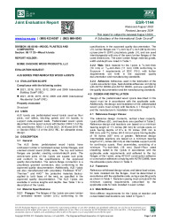 ESR-1144 - AJS Series Prefabricated Wood I-joists