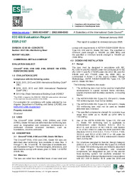 ESR-2107 - ChromX® 9100, 4100 and 2100, Grade 100, Steel Reinforcing