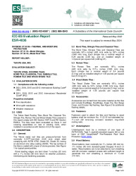 ESR-4036 - Tefute Steel Roofing Tiles: Bond Tile, Classical Tile,