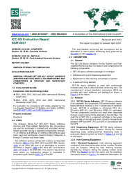 ESR-4057 - SIMPSON STRONG-TIE® SET-3G™ EPOXY ADHESIVE ANCHORS AND