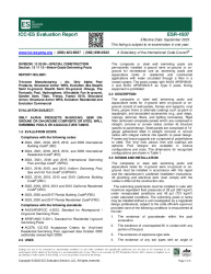 ESR-4507-PMG - ONLY ALPHA PRODUCTS IN-GROUND, SEMI ON-GROUND OR ON-GROUND