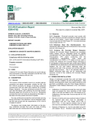 ESR-4762 - Unidome XS Concrete Shaper Elements