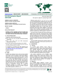 ESR-4809 - Pure500+ Epoxy Adhesive Anchor System and Post-Installed