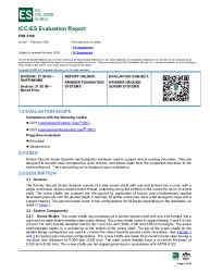 ESR-5168 - KRINNER GROUND SCREW SYSTEMS