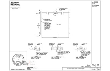 FL10737.22-R16 - 12'2" Max width. 24' Max height. Glazing