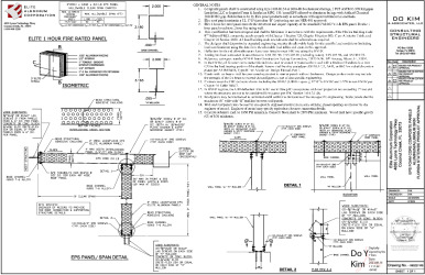 FL12225.1-R6 - Aluminum skin, EPS Core, composite panel system