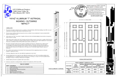FL13727.3-R10 - Up to a 6'8 Extruded Aluminum Astragal with Flip Lock or