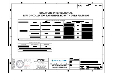 FL17214.1-R4 - Daylight Collector Raybender HD with Curb Flashing