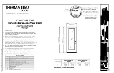 FL20468 - Therma-Tru Corporation