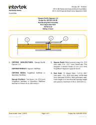 ITK-20808 - GP Design No. GP/WA 120-05 Area Separation Wall