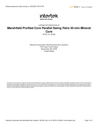 ITK-20196 - Marshfield Profiled Core Parallel Swing Pairs 45-min Mineral