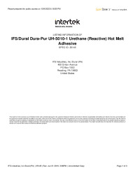 ITK-25145 - IFS/Dural Dura-Pur UH-5010-1 Urethane (Reactive) Hot Melt