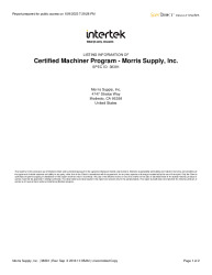 ITK-38391 - Certified Machiner Program - Morris Supply, Inc.