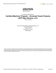 ITK-38750 - Certified Machiner Program – Universal Forest Products