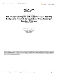 ITK-39742 - JBT Jetway® Corrugated and Truss Passenger Boarding