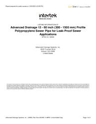 ITK-42956 - Advanced Drainage 12 - 60 inch (300 - 1500 mm) Profile