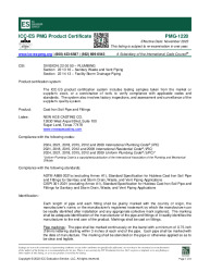 PMG-1220 - Cast Iron Soil Pipe and Fittings