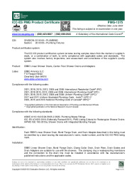 PMG-1375 - EBBE Linear Shower Drains, Center Floor Shower Drains and