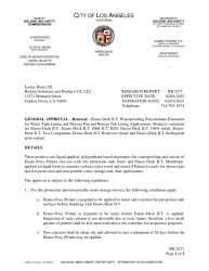 RR-5271 - Elasto-Deck B.T. Waterproofing Polyurethane Elastomer for