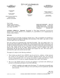 RR-5370 - Seismically Activated Gas Shutoff Valves