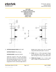 ITK-58084 - SAFTI FIRST SuperLite II-XLB 60 Fire Rated Wall Assembly
