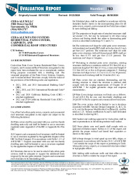 ER-0783 - Ceda-Alum Patio Systems Residential Patio Covers, Carports,