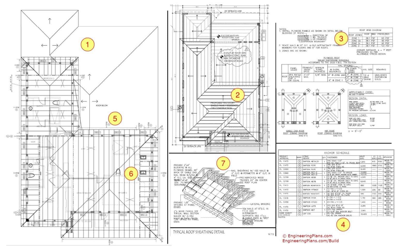 Episode 9 - Roof Trusses & Sheathing - Engineering Plans